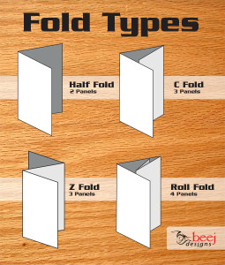 Brochure fold types - Beej Designs
